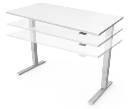 Buy Humanscale Float Table - White (1500×750) 165 lbs Capacity